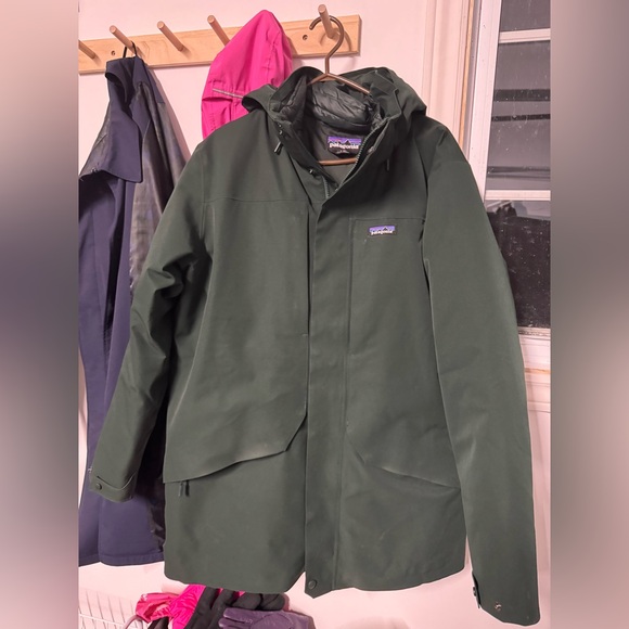 Patagonia | Jackets & Coats | Patagonia Forest Green Tri Climate Winter ...
